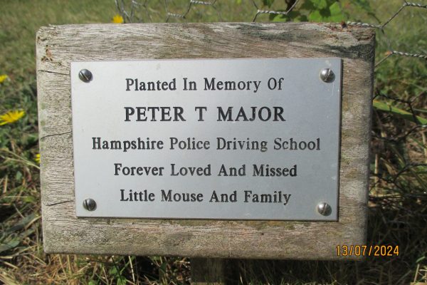 Peter Thompson Major - Hampshire Constabulary History Society